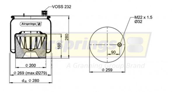 AIRSPRING COMPLETE - MERCEDES (RR) | A9603207021