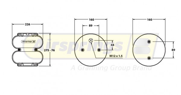 AIRSPRING CONVOLUTED - SAF | 4229100400
