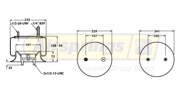 AIRSPRING COMPLETE - FODEN KENWORTH VOLVO | K303-15 K303-14 85101148