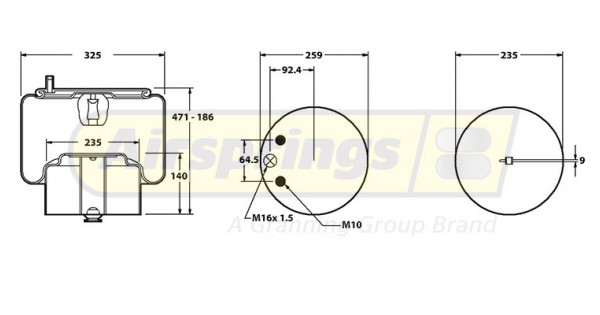 AIRSPRING COMPLETE - VOLVO | 1076076 20554756 4420NP01