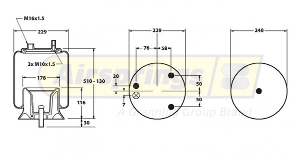 AIRSPRING COMPLETE - DAF | 1448443 1448543 1T15AAAZ-6