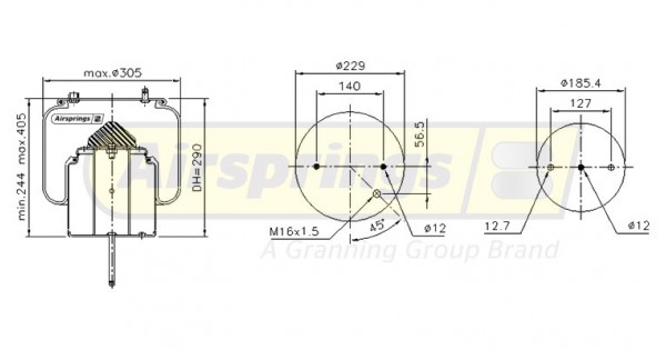 AIRSPRING COMPLETE - SCANIA BUS | 2024287 6714NP02