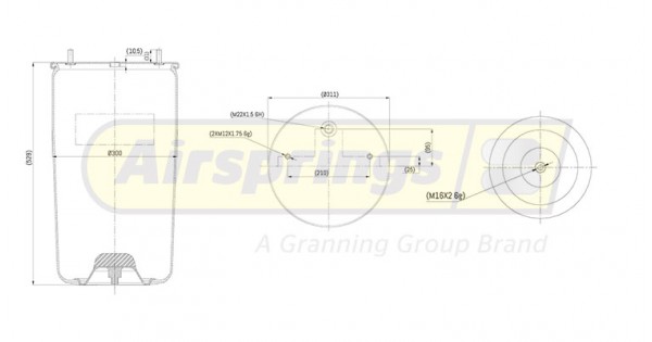 AIRSPRING COMPLETE - TRIDEC TRAILERS | 1R14-800