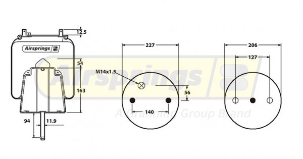 AIRSPRING COMPLETE - SCANIA | 473868 1440305 1440859