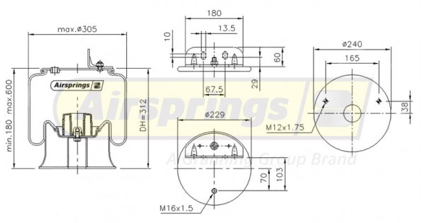 AIRSPRING COMPLETE - IVECO 75E15 | 504108867