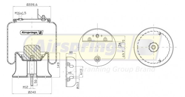 AIRSPRING COMPLETE - IVECO 75E15| 504117415