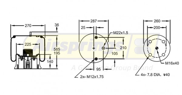 AIRSPRING COMPLETE - SAF | 3229004200