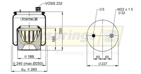 AIRSPRING COMPLETE - MERCEDES ACTROS MP4 ECONIC | A9603201257