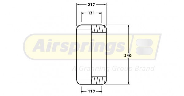AIRSPRING DIAPHRAGM - VOLVO | 20540792 21347075