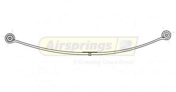 LCV SPRING - FORD TRANSIT RR (UPRATE LEAF ONLY) | PFOR116-2