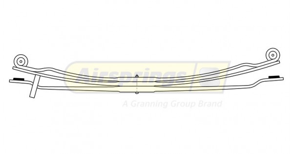 TRUCK SPRING DAF 2+1L | 1700737