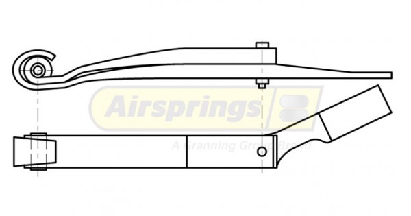 TRUCK SPRING - SCANIA RR 2L LH | 1421060 1376910