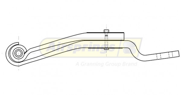 TRAILER SPRING - SAF 2L | 3155103501