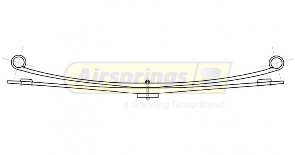 TRUCK SPRING - IVECO 1+1+P REAR | 504010276