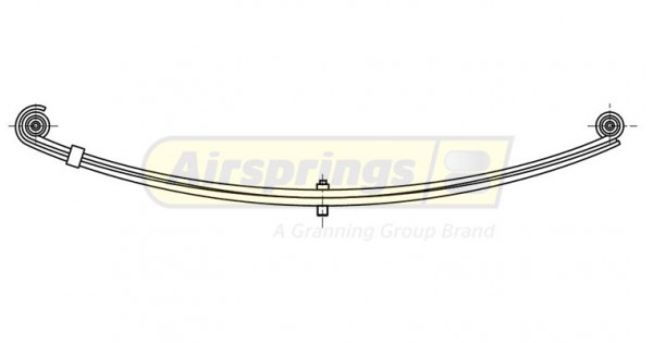 TRUCK SPRING - MAN 2 LEAF FRONT | 81434026053 72810000