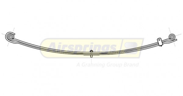 TRUCK SPRING - IVECO 2 LEAF | 98400436