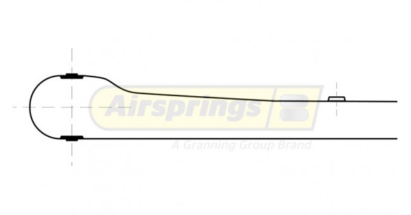 TRAILER SPRING WRAPPER - BPW 1L | 0534830050