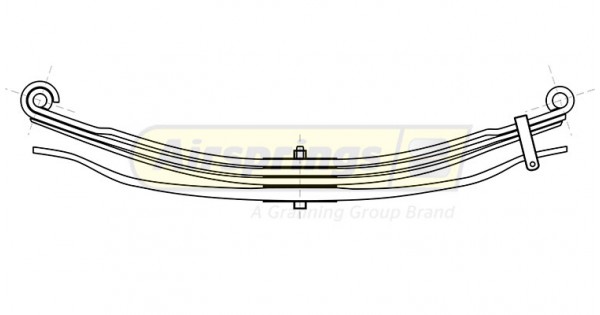 TRUCK SPRING - SCANIA RR 3+1L | 1893989
