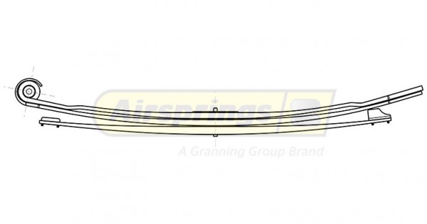 TRUCK SPRING - DAF CF RR 2+1L | 1396041