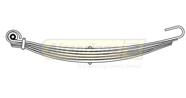 TRUCK SPRING - RENAULT VOLVO RR 4L | 257848