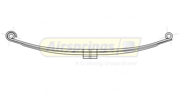 TRUCK SPRING - VOLVO FL REAR 2L+2P | 3953096