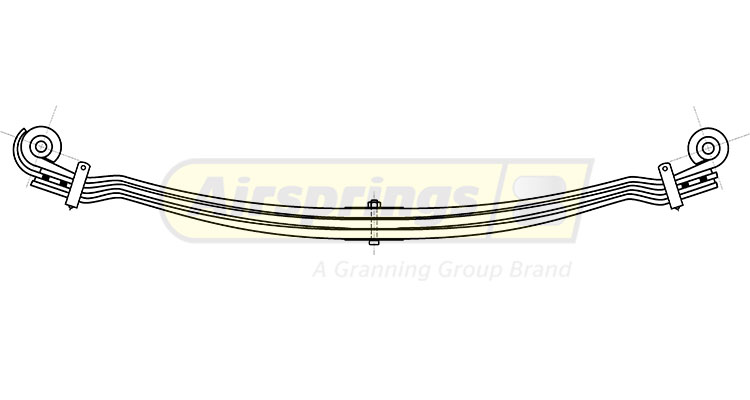 TRUCK SPRING - MERCEDES AROCS RR 3L E6 | 9603201305