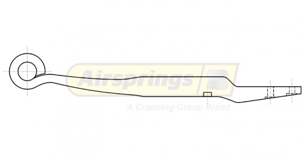 TRAILER SPRING - BPW 1L | 0508214022
