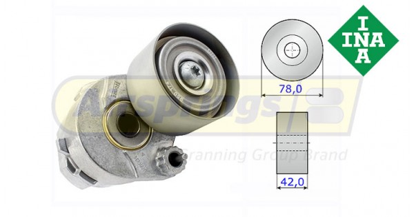 FEAD TENSIONER PULLEY - MERCEDES 531060430 A4572002270 A4572004070