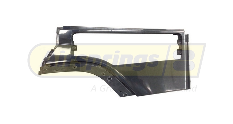 VOLVO MUDGUARD EXT LH WITH HATCH HOLE