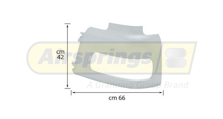 DAF LH HEADLAMP HOUSING