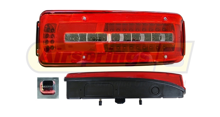 DAF RH REAR LAMP LED DYNAMIC IND (8 PIN REAR CONN)