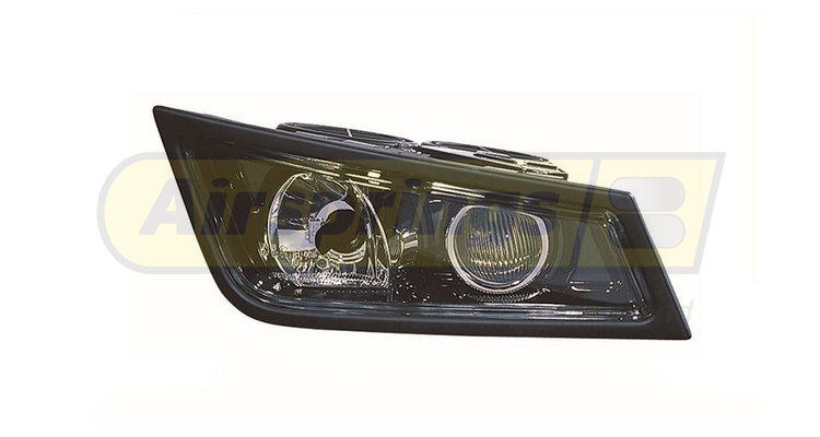 VOLVO RH FOG LAMP (WITH CORNERING LAMP H3+H7 / BLACK)
