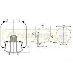 BRAKE DISC RENAULT MAGNUM PREMIUM VOLVO B FE FH FL FM (SOLID) | 3092710 ...