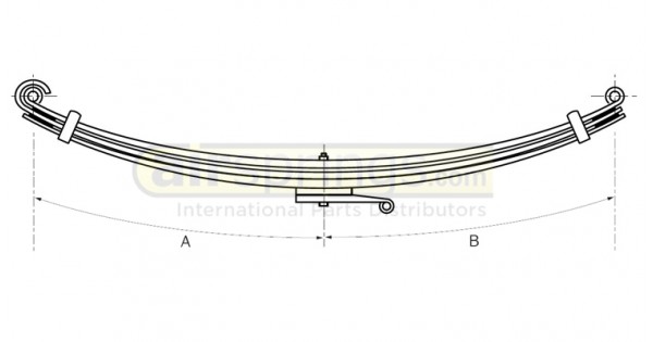 Truck spring 3-leaf front hino (481100040)Airsprings.com Market leading ...