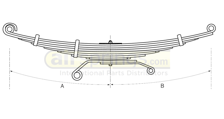 Truck spring - hino fr 8+2l lh/rh (481207510)Airsprings.com Market ...