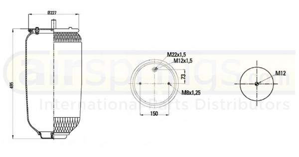 AIRSPRING SERVICE ASSEMBLY - SCHMITZ WEWELER | US06318F